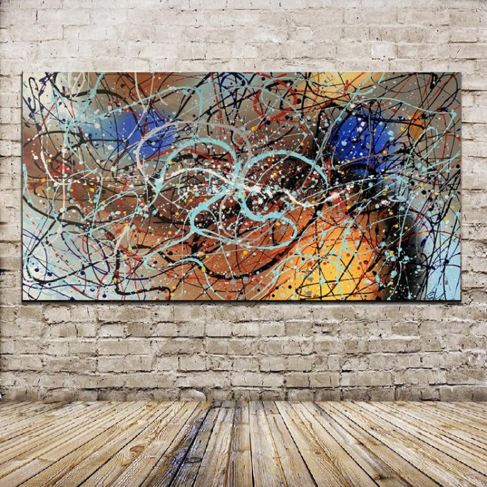 Tavlor vardagsrum | Fina Tavlor | Handmålade Tavlor | Mynewart.se