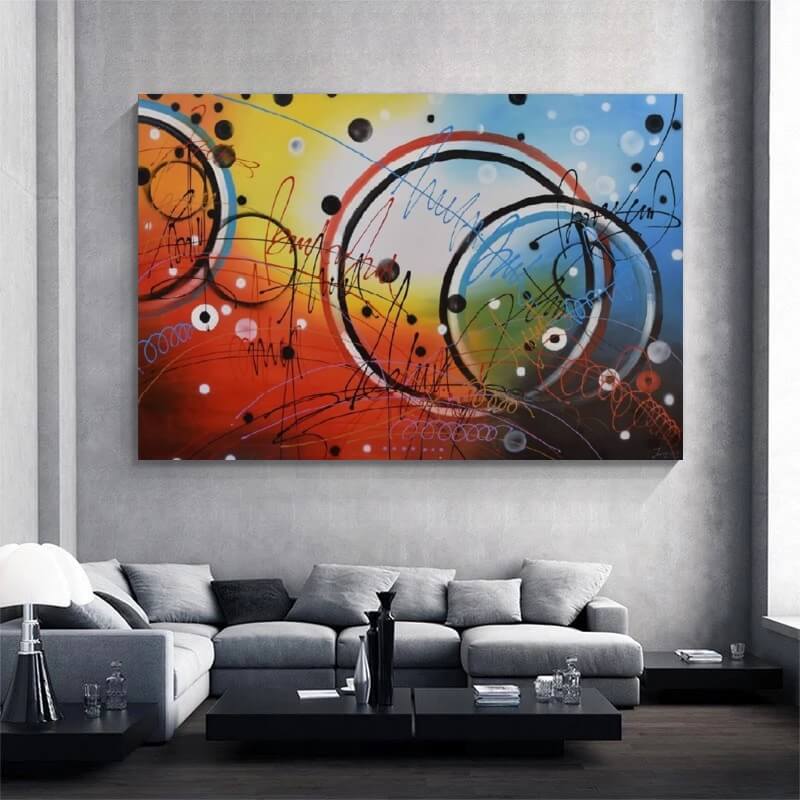 STORA tavlor | STORA handmålade tavlor online | Mynewart.se