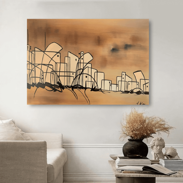 Tavlor vardagsrum | Fina Tavlor | Handmålade Tavlor | Mynewart.se